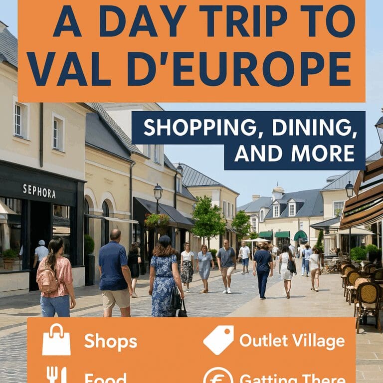 Val d’Europe Day Trip Shops, Outlets & Food Near Disneyland Paris