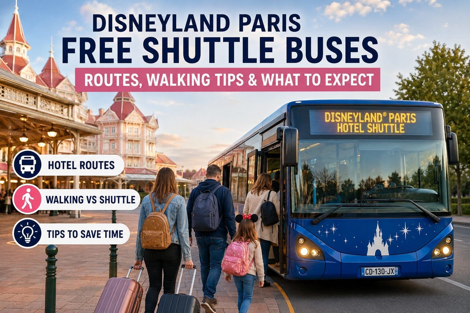 Disneyland Paris Free Shuttle Buses – Honest Guide & Tips