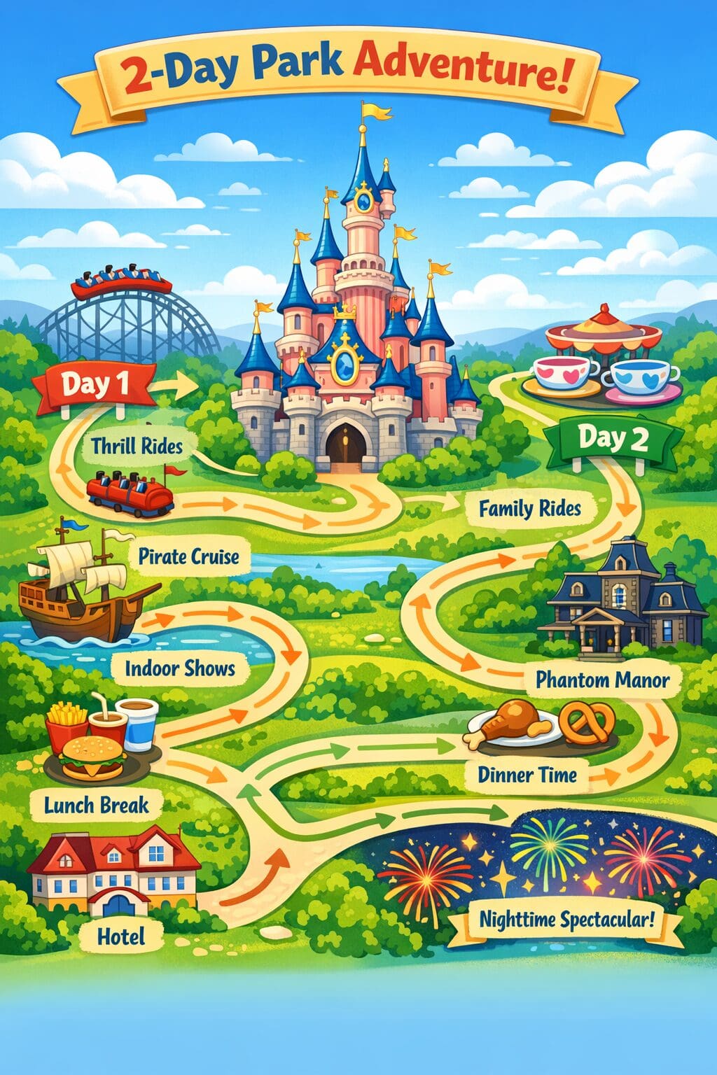 Disneyland Paris 2 Day Itinerary 2026 Guide Disneyland Paris 2 Day Itinerary 2026 Guide