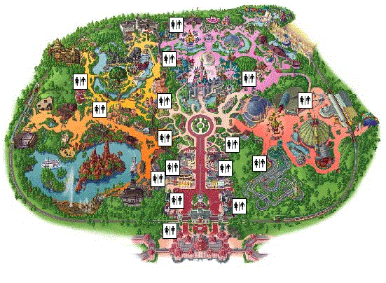 DLP Paris Studios Map Toilets